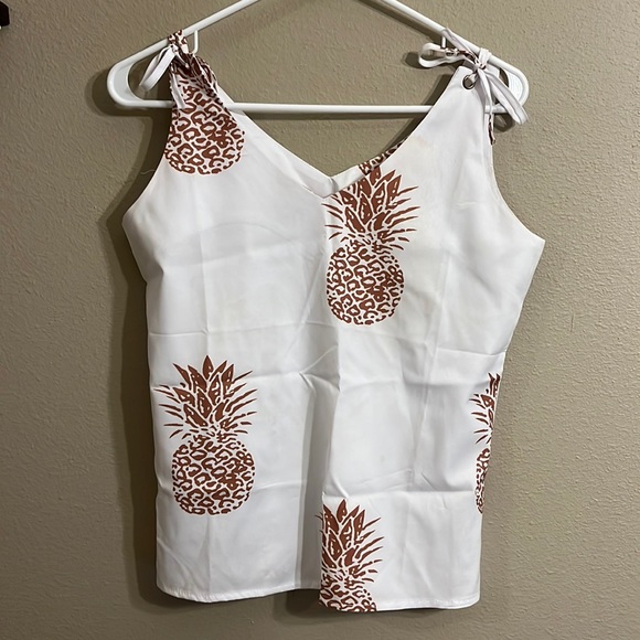 Tops | Pineapple Tanks | Poshmark